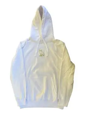 OVO Classic Owl Chenille Staff Exclusive Hoodie - White