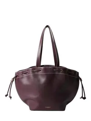 Claudie Pierlot Alban Leather Tote Bag - Red