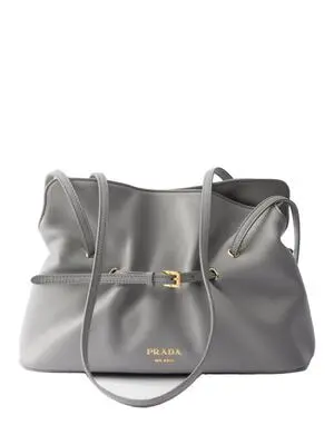 Prada Small Nappa Leather Bag - Granite Gray