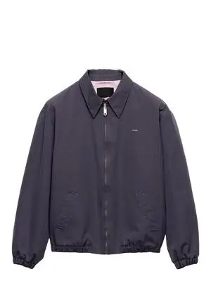 Prada Cotton Jacket - Smoky Gray/alabaster Pink