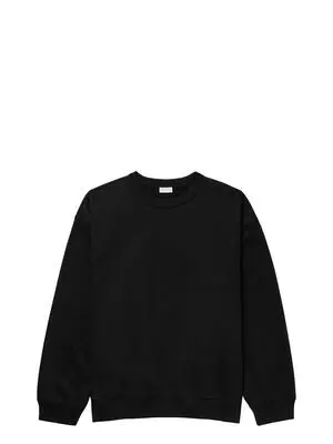 Dries Van Noten Oversized Cotton-jersey Sweatshirt - Black
