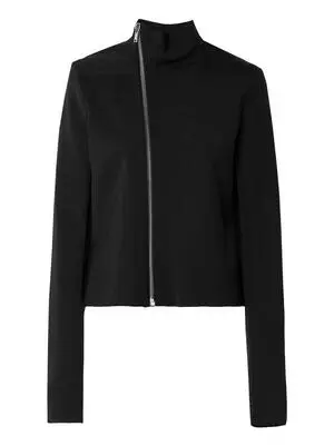 Rick Owens Gary Wool-blend Biker Jacket - Black