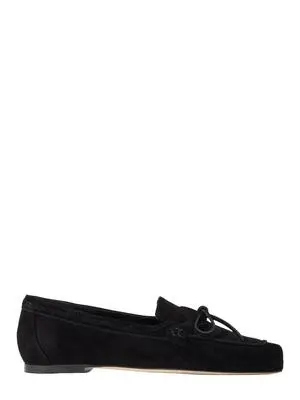 AeydĒ Jasper Suede Boat Shoes - Black