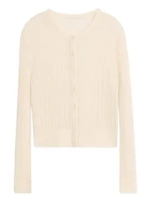 Maria Mcmanus Pointelle Knit Cardigan - Ivory