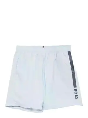 BOSS Logo Swim Shorts - Blue