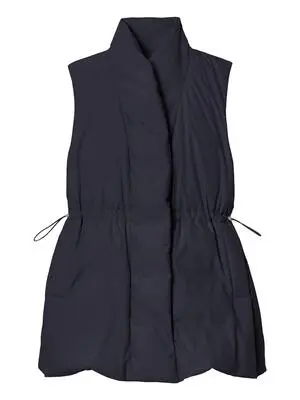 Lafayette 148 New York Tech Down Puffer Vest - Blue Ink
