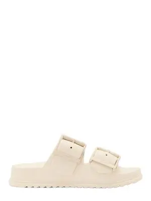 ALLSAINTS Sian Eva Buckle Sandals - Chalk White
