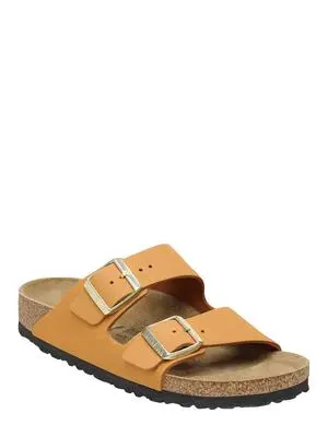 BIRKENSTOCK Arizona Nubuck Leather - Burnt Orange