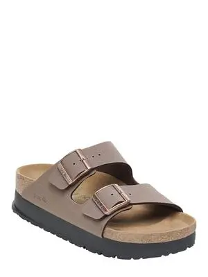 BIRKENSTOCK Arizona Flex Platform Birko-Flor Mocha