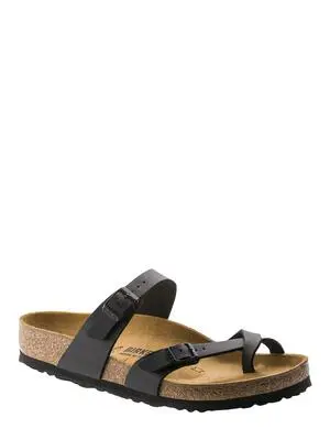 BIRKENSTOCK Mayari Birko-flor Sandals - Black
