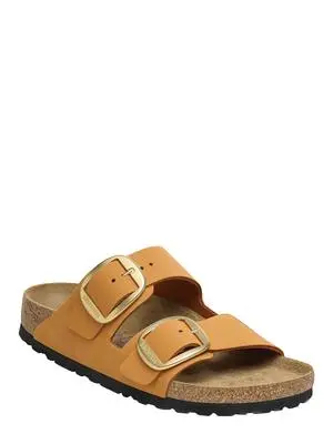 BIRKENSTOCK Arizona Big Buckle Nubuck Leather - Burnt Orange