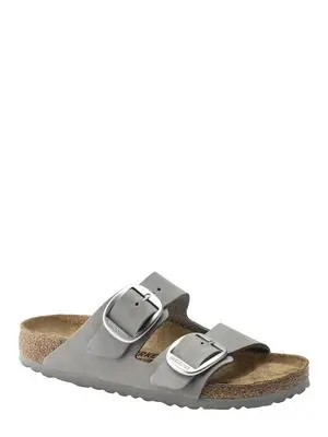 BIRKENSTOCK Arizona Big Buckle Nubuck Leather - Dove Gray