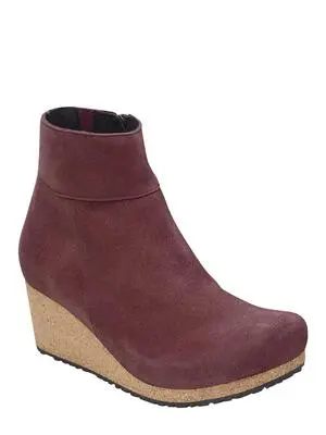 BIRKENSTOCK Ebba Suede Ankle Boots Berry Crush