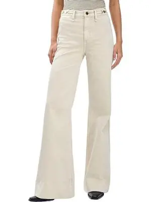 Rag & Bone Skylar High-waist Flare Trouser Jeans - Sandstone