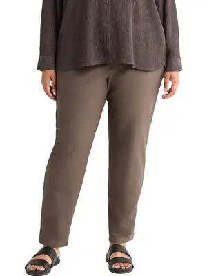 Eileen Fisher Slim Ankle Pant - Rye