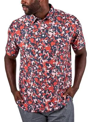 BLACK CLOVER Camo Mix Polo Brandy
