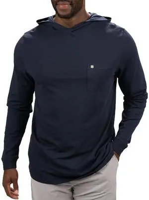 BLACK CLOVER Luxe Long Sleeve Hoodie - Navy