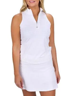 BLACK CLOVER Lynx Sleeveless Polo - White