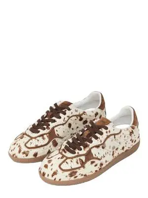 ALOHAS ALOHAS Rife Calf Hair Sneakers Camel