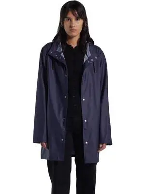Stutterheim Stockholm Lightweight Raincoat - Navy