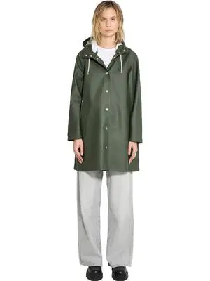 Stutterheim Mosebacke Hooded Raincoat - Green