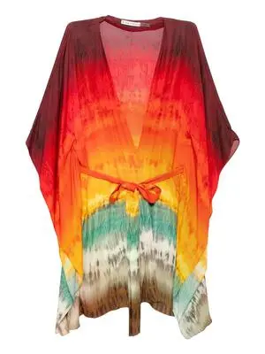 Alice + Olivia Marva Mini Kaftan - Red