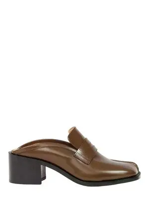 MAISON MARGIELA 55mm Tabi City Mules - Brown