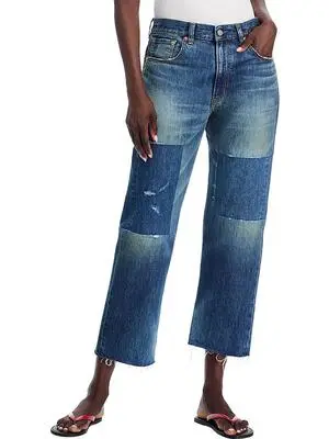 Denimist Lucy High-rise Ankle Boyfriend Jeans - Esher Blue