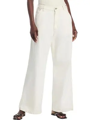 Denimist Teri Wide-leg Carpenter Pants - Vintage Cream