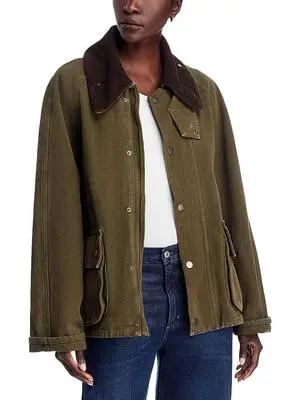 Denimist Oversized Field Jacket - Olive