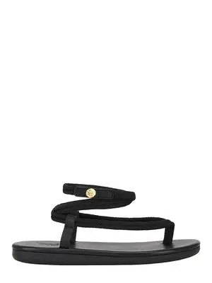 ANCIENT GREEK SANDALS Ormi Sandals - Black
