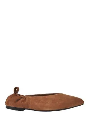 A.emery Brie Flat - Cognac Suede