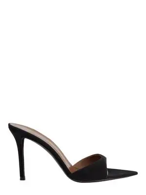 GIUSEPPE ZANOTTI Intriigo 90 Suede Mules Black