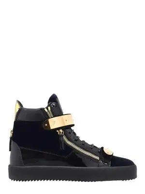 GIUSEPPE ZANOTTI Coby Mid-top Sneakers - Blue