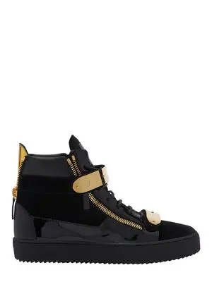 GIUSEPPE ZANOTTI Coby Mid-top Sneakers - Black