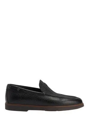 GIUSEPPE ZANOTTI Leather Loafers - Black