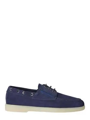 GIUSEPPE ZANOTTI Suede Boat Shoes - Blue