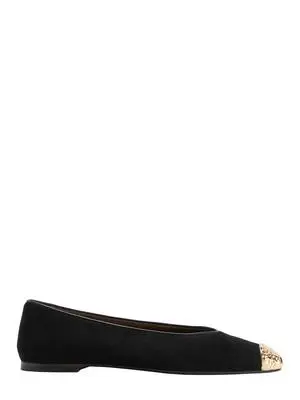 GIUSEPPE ZANOTTI Georgia Metal Ballerinas - Black
