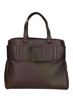 Armani Exchange Buckle-detail Tote Bag - Brown
