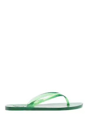 ANCIENT GREEK SANDALS Jelly Flip Flops - Green