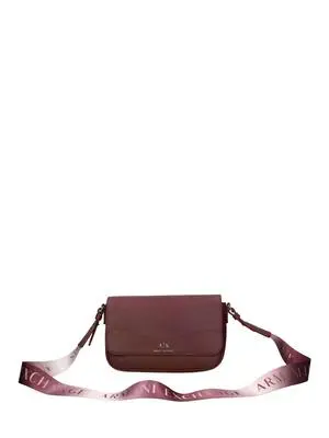 ARMANI EXCHANGE Textured Flap Shoulder Bag