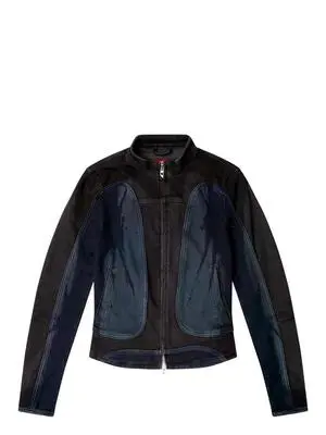 DIESEL Paneled Zip-Front Jacket