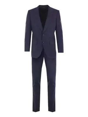 TOM FORD Two-button Wool Suit - Blue