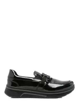 ARA Sapporo Patent-leather Loafers - Black