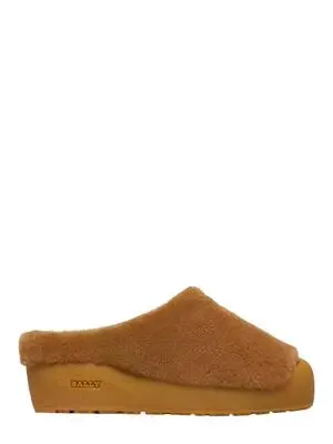 Bally Crans Shearling Slippers - Brown