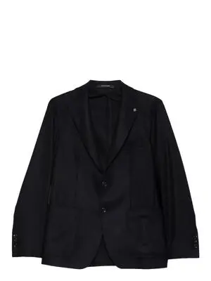 Tagliatore Patch-pocket Two-button Jacket - Black