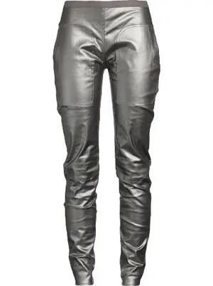 Rick Owens Coated Skinny Pants - Grey