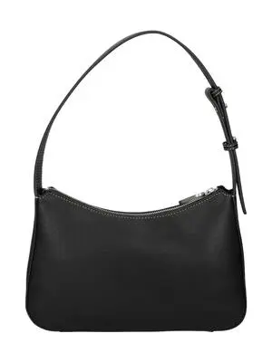 Karl Lagerfeld Metal-logo Shoulder Bag - Black