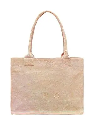 IRO PARIS Embroidered Logo Tote Bag - Orange