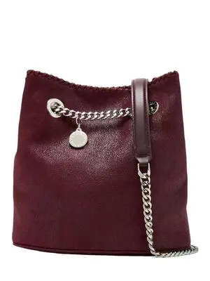 Stella McCartney Chain-trimmed Bucket Bag - Red